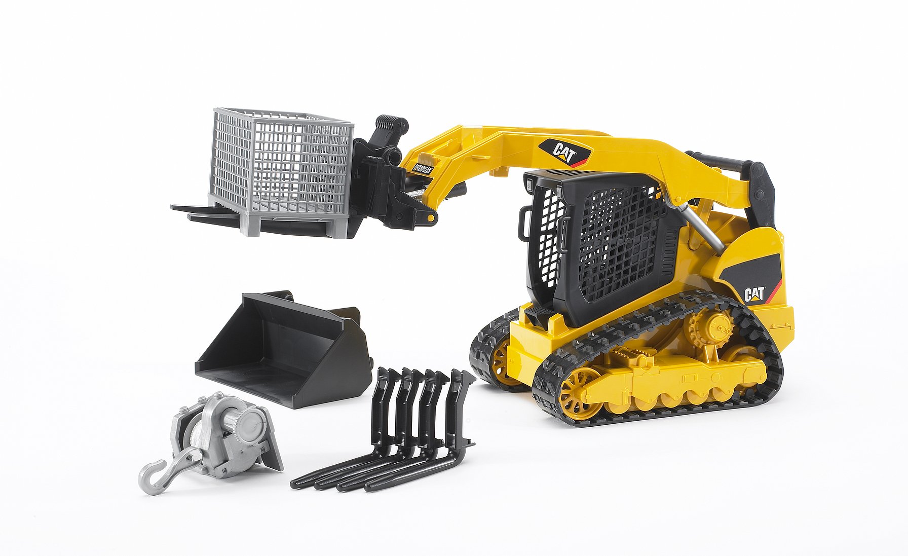 BRUDER - CAT CHARGEUR MULTI-TERRAIN - CAMIONS, ARMES ET SUPERHÉROS / Bruder