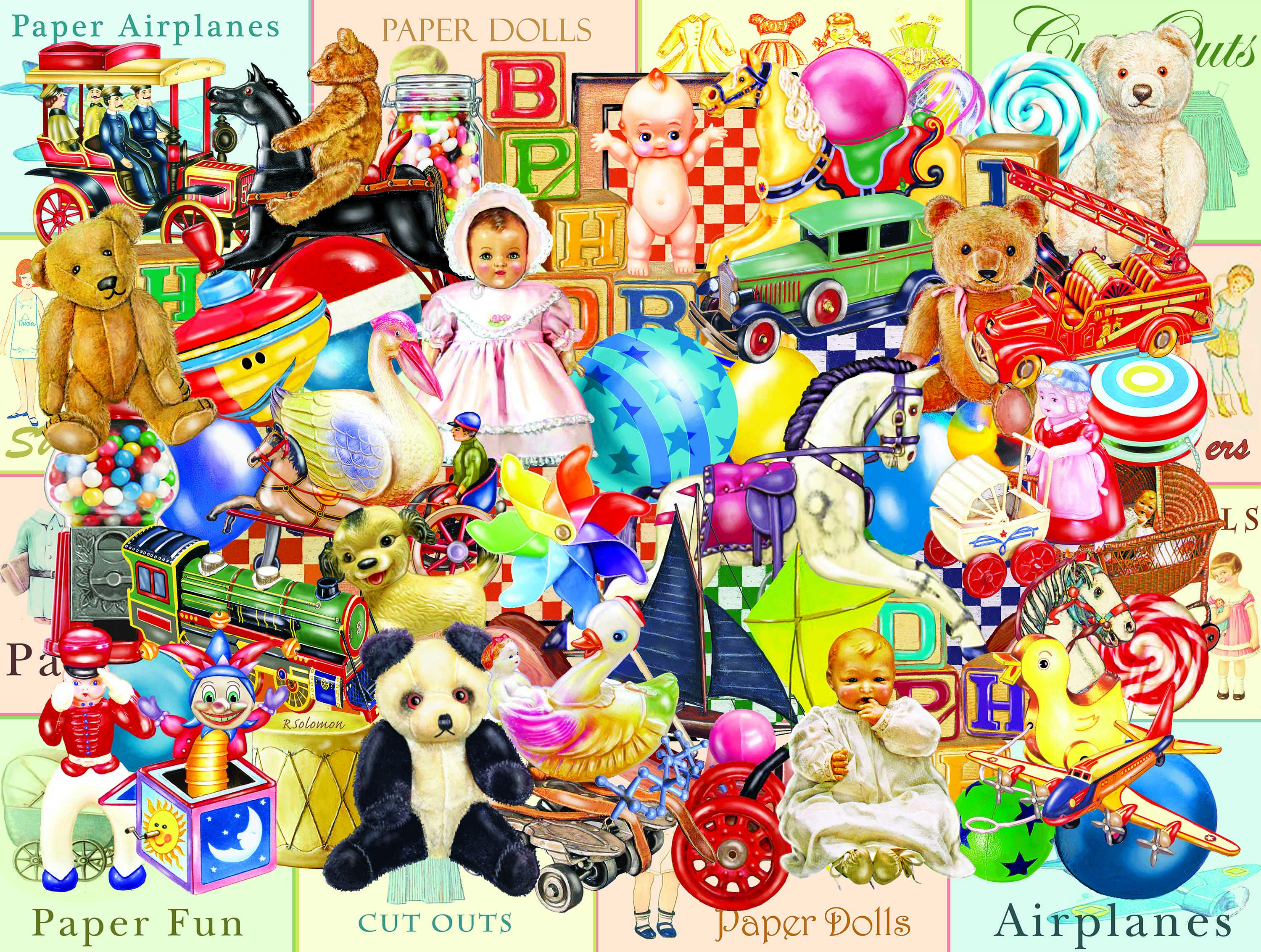 ASST CASSE-TÊTE ROSILAN SOLOMON 300-500-550 PIÈCES - CASSE-TÊTES ...