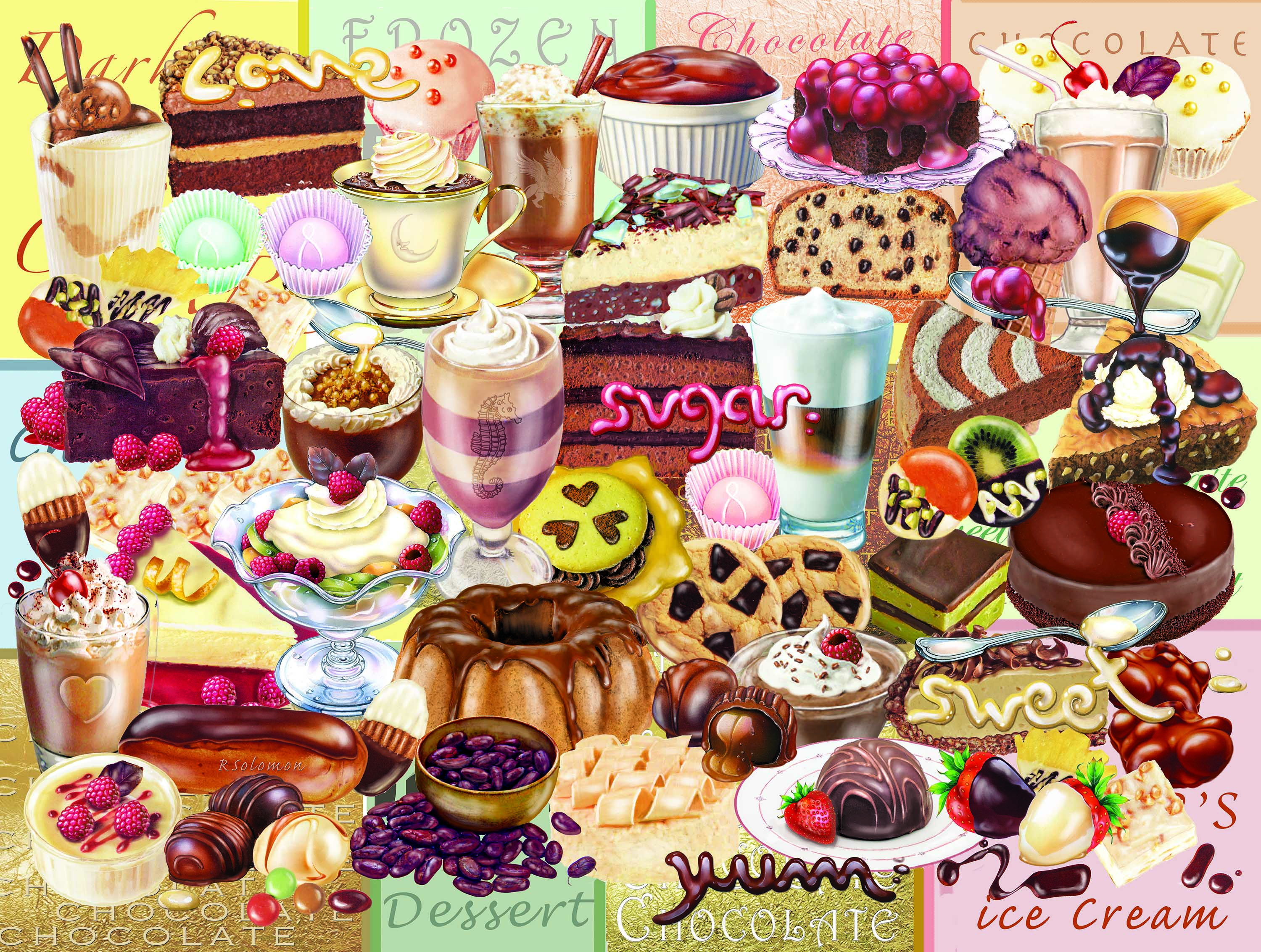 ASST CASSE-TÊTE ROSILAN SOLOMON 300-500-550 PIÈCES - CASSE-TÊTES ...