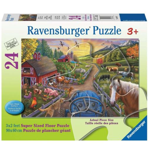 // RAVENSBURGER CASSE-TÊTE DE PLANCHER 24 PIÈCES - MA PREMIÈRE FERME ...