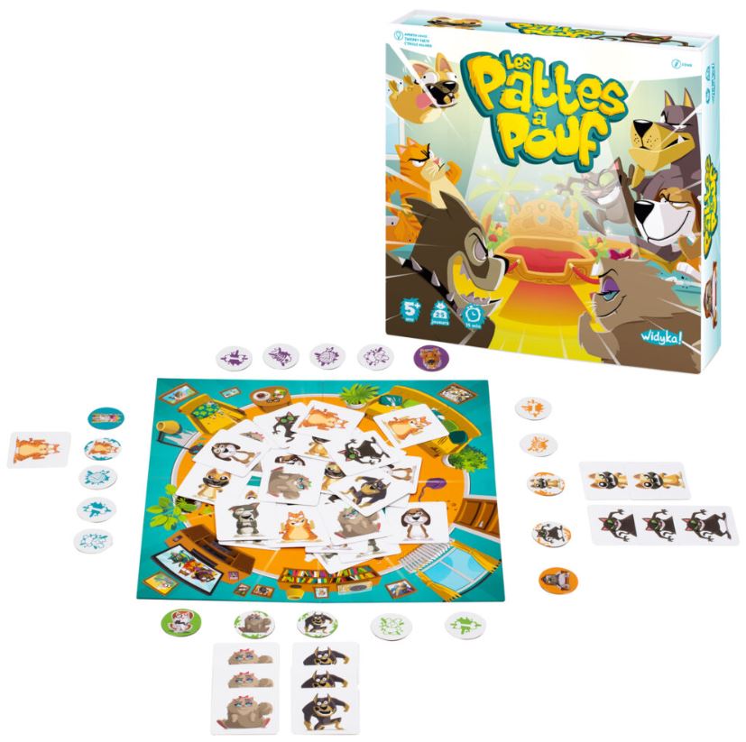 JEU LES PATTES A POUF - JEUX DE SOCIÉTÉ / Préscolaire (5 ans et ...