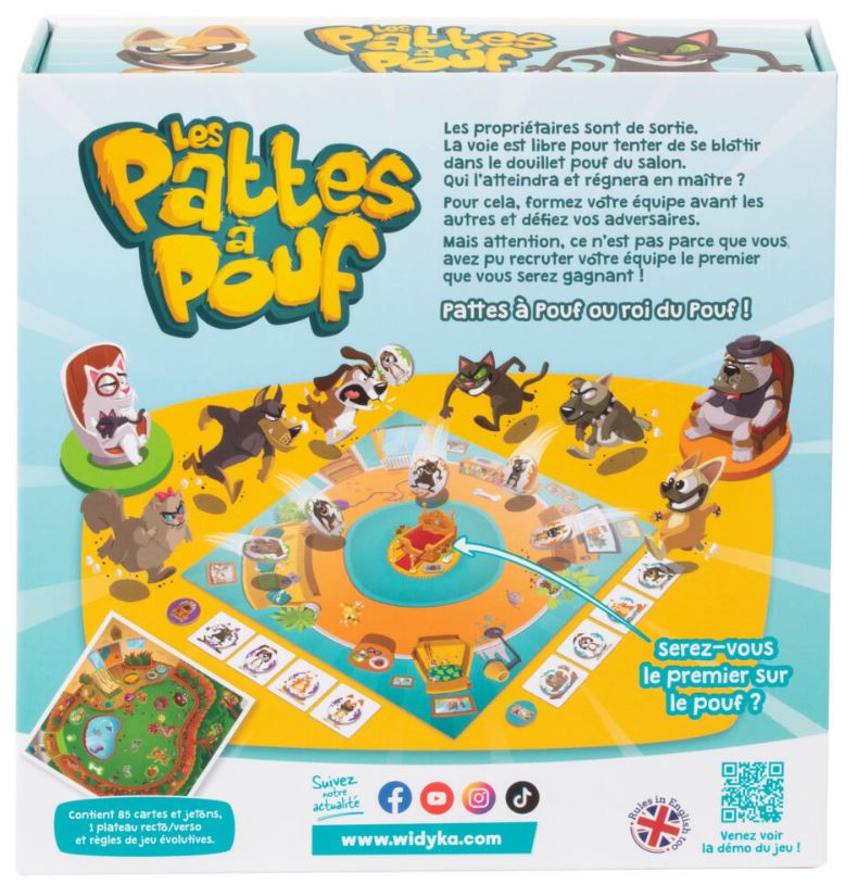 JEU LES PATTES A POUF - JEUX DE SOCIÉTÉ / Préscolaire (5 ans et ...