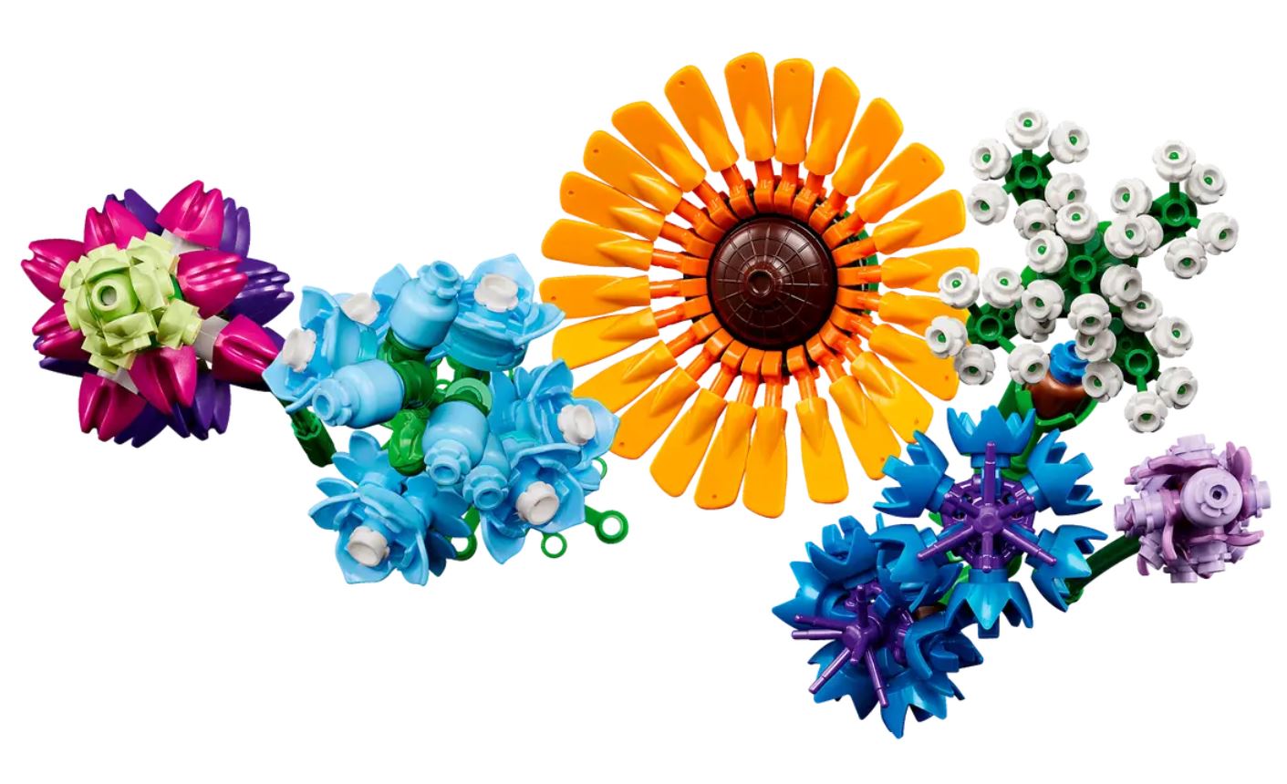 LEGO BOTANICAL COLLECTION - BOUQUET DE FLEURS SAUVAGES BOTANICAL #10313 ...