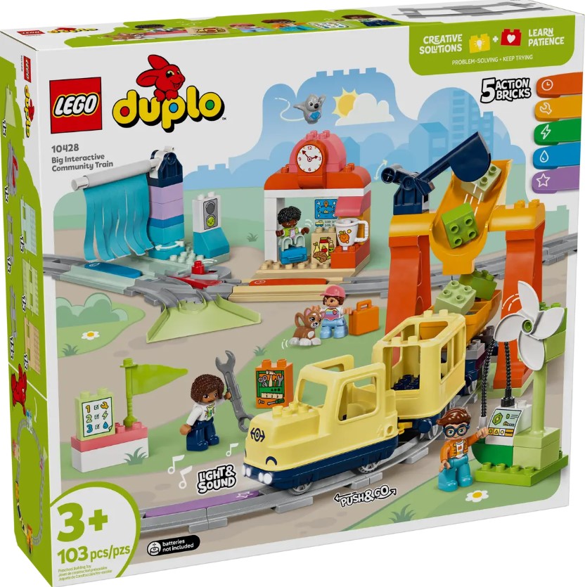 LEGO DUPLO - LE GRAND TRAIN COMMUNAUTAIRE INTERACTIF #10428 - LEGO / Duplo