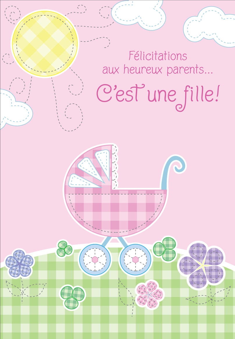 // NAISSANCE - FÉLICITATIONS AUX HEUREUX PARENTS... C'EST UNE FILLE ...