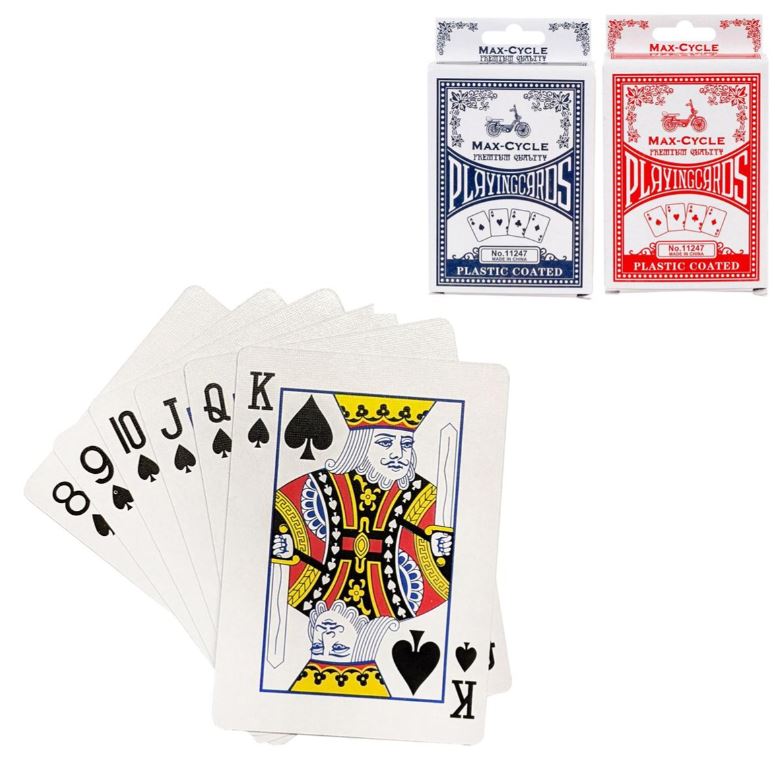 CARTES À JOUER FORMAT POKER MAX-CYCLE - JEUX DE SOCIÉTÉ / Cartes à jouer