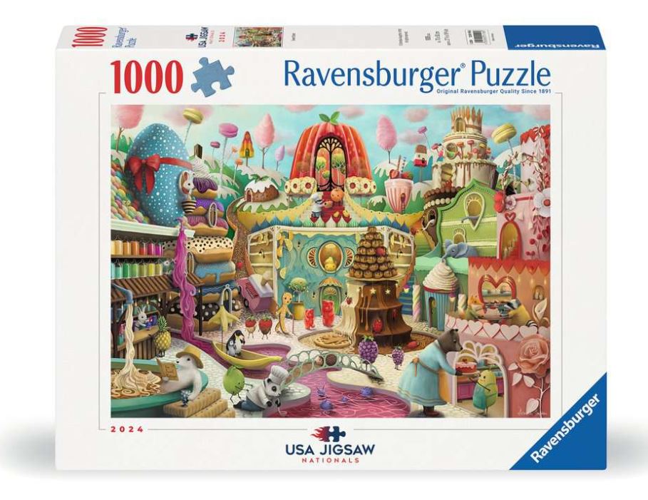 RAVENSBURGER CASSE-TÊTE 1000 PIÈCES - SWEET STREET (RUE DOUCE ...