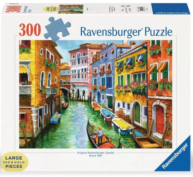 RAVENSBURGER 300 LARGES PIÈCES - BALADE EN GONDOLE #12001355 - CASSE ...