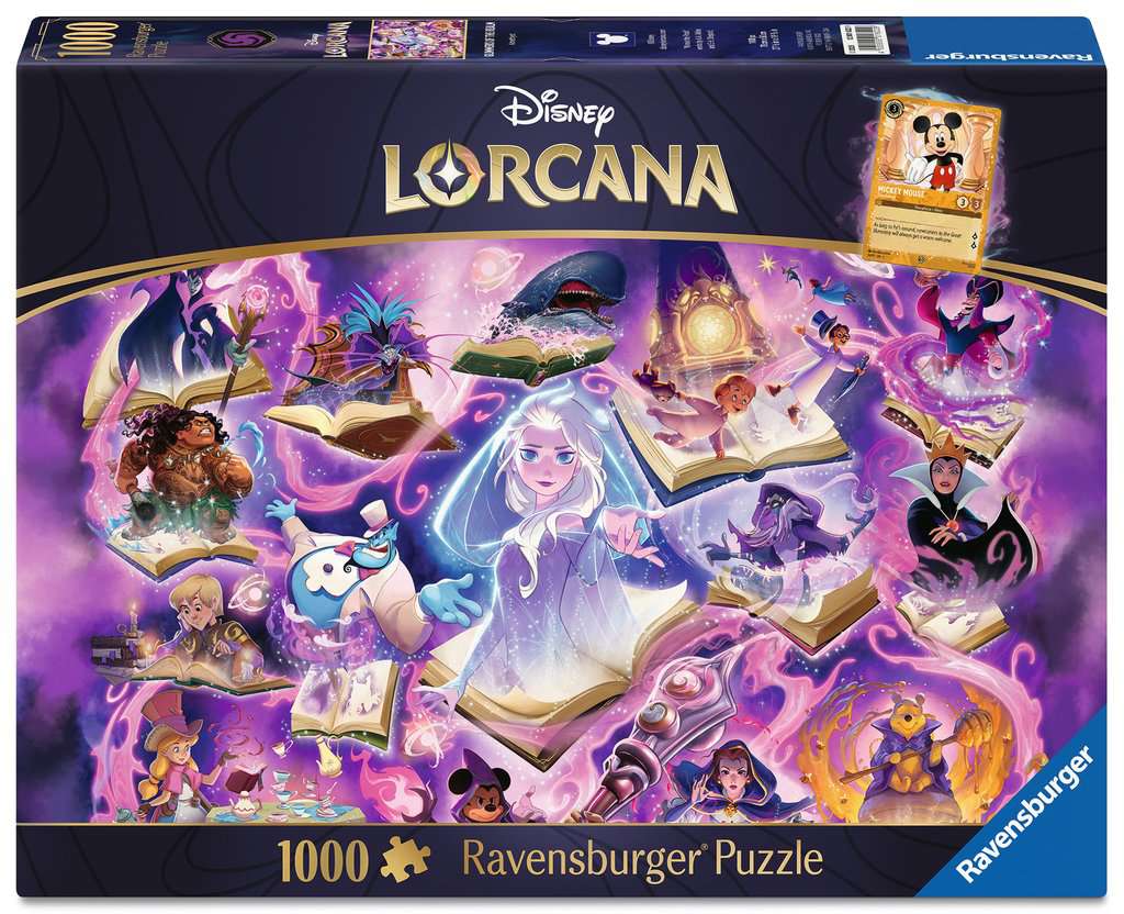 RAVENSBURGER CASSE-TÊTE 1000 PIÈCES - DISNEY LORCANA - L'ÉCLAT DU ...