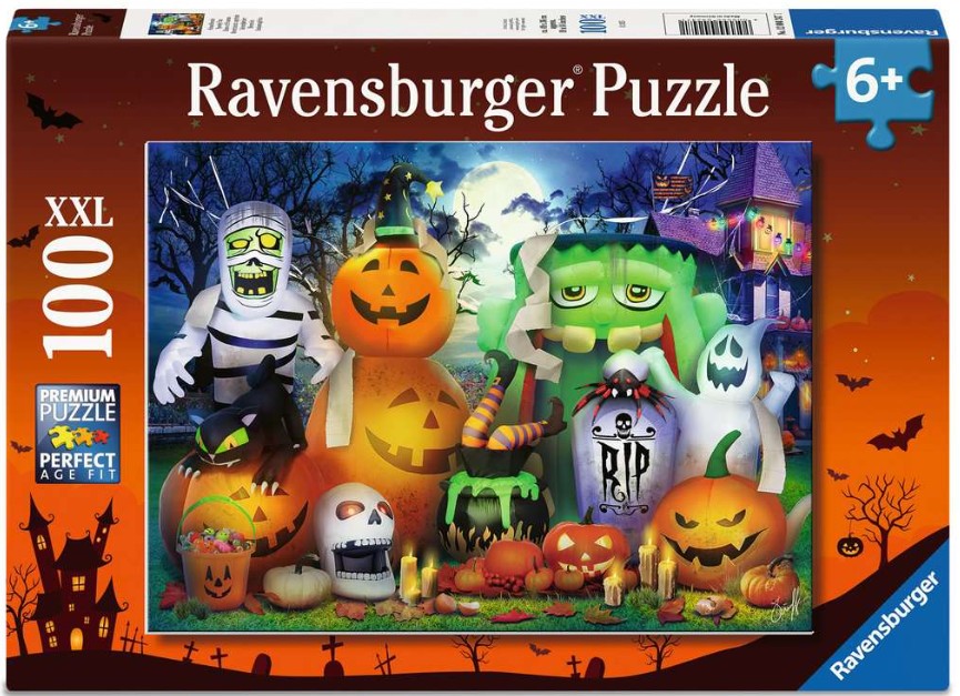RAVENSBURGER CASSE-TÊTE 100 PIÈCES XXL - AMUSANT ET EFFRAYANT #12004247 ...