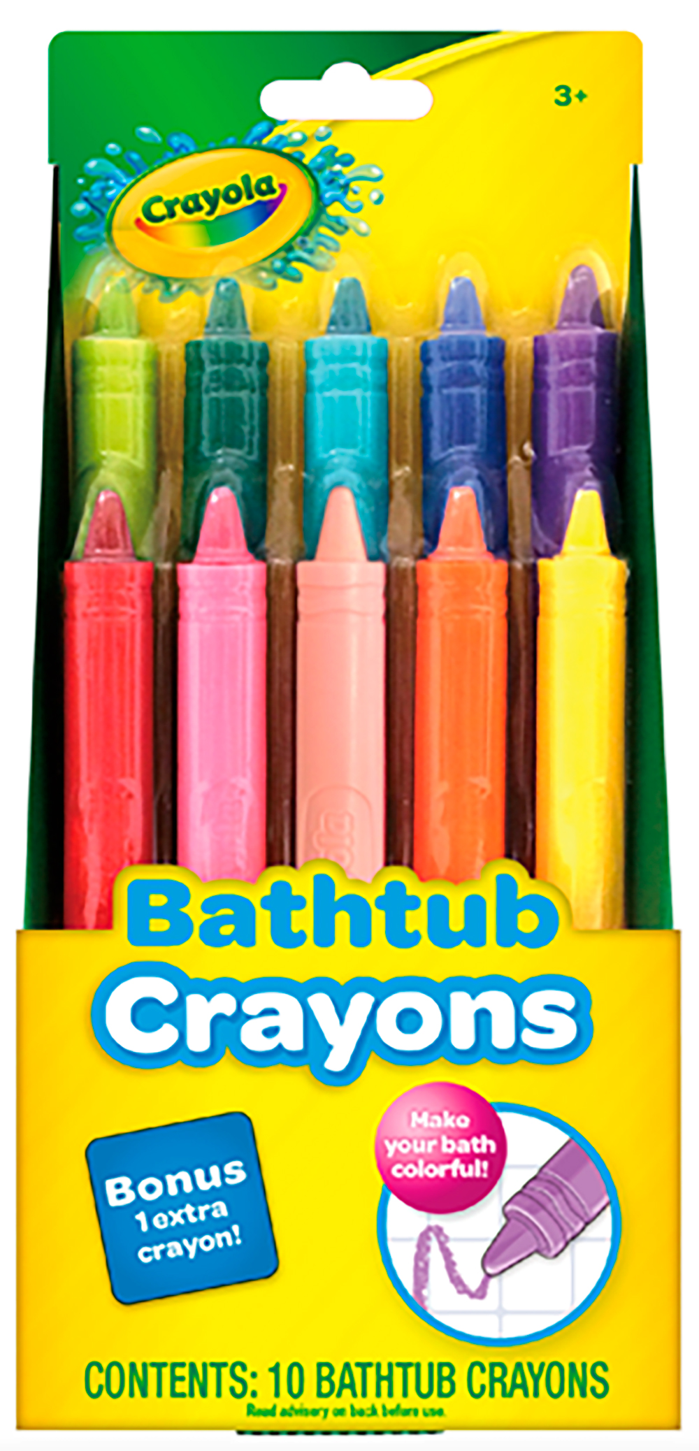 CRAYOLA - 10 CRAYONS DE BAIN - BÉBÉ / Jouets de bain