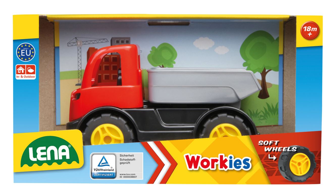 LENA - WORKIES - PETIT CAMION À BENNE 18 MOIS - BÉBÉ / Véhicules pour ...