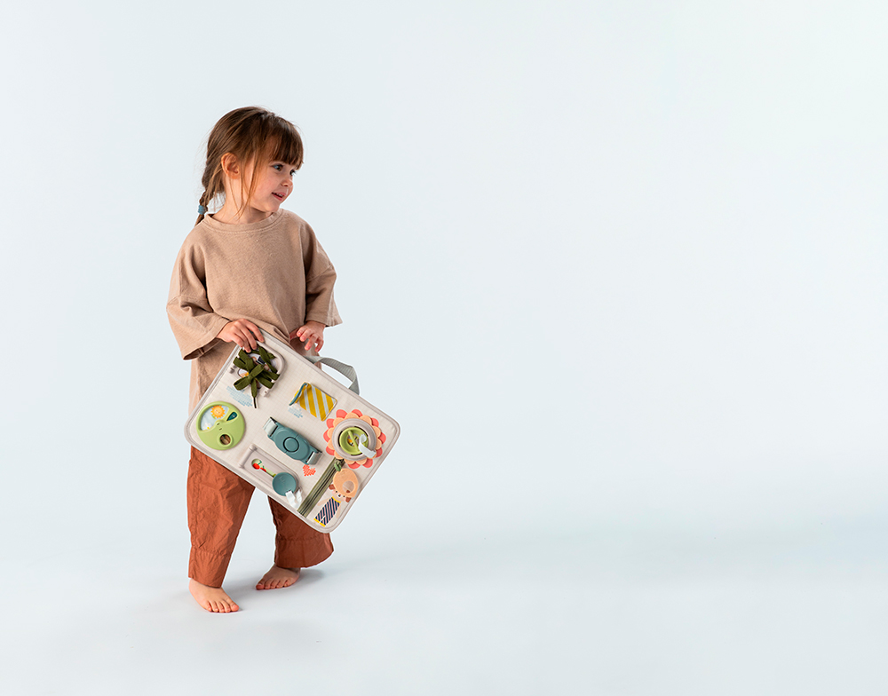 JCÉTÉ25 JC25 TAF TOYS - TABLEAU D'ÉVEIL «SNAP'N LEARN» AVEC ATTACHES ...