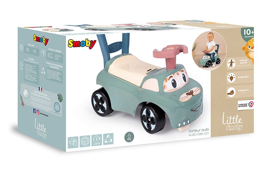 JC25 LITTLE SMOBY - PORTEUR 2 EN 1 AUTO - BÉBÉ / Trotteurs et jouets ...