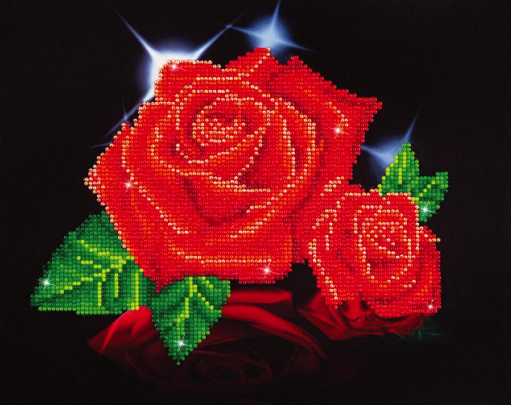 DIAMOND DOTZ ROSES ROUGES - DIAMOND PAINTING - PEINTURE À DIAMOND ...
