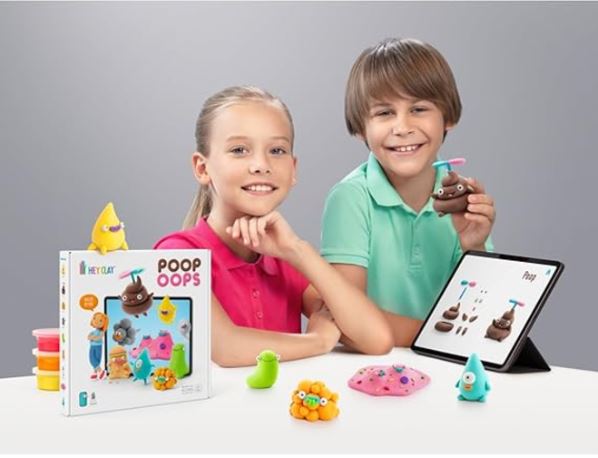 HEY CLAY - ENSEMBLE D'ARGILE - POOP OOPS - BRICOLAGE / Pâte à modeler ...