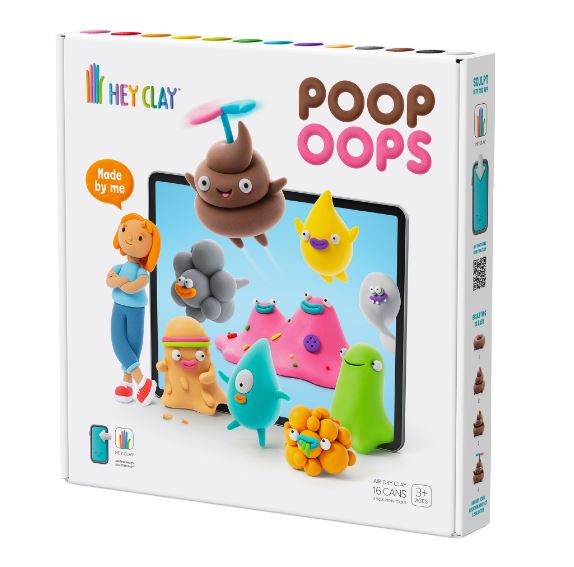 HEY CLAY - ENSEMBLE D'ARGILE - POOP OOPS - BRICOLAGE / Pâte à modeler ...