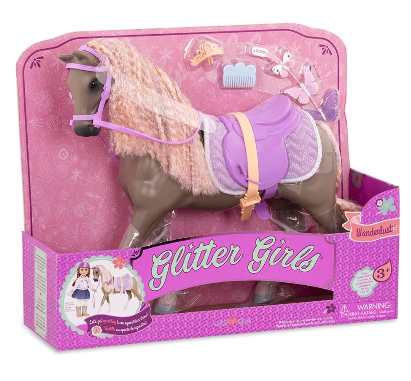 GLITTER GIRLS - CHEVAL WANDERLUST AVEC DIADÈME 36 CM - POUPÉES, BARBIE ...