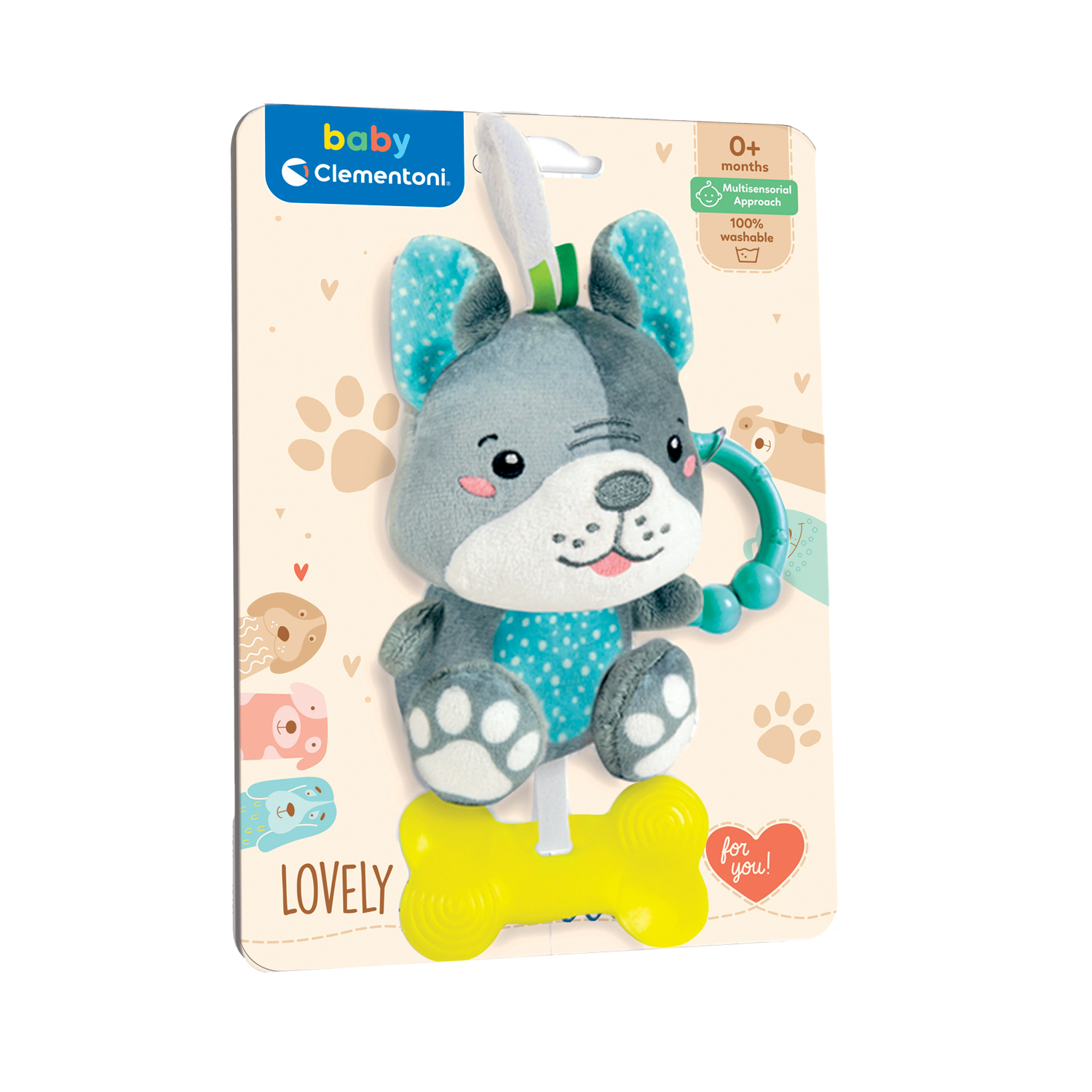 HOCHET - CHIEN DOUX - BÉBÉ / Hochet et dentition