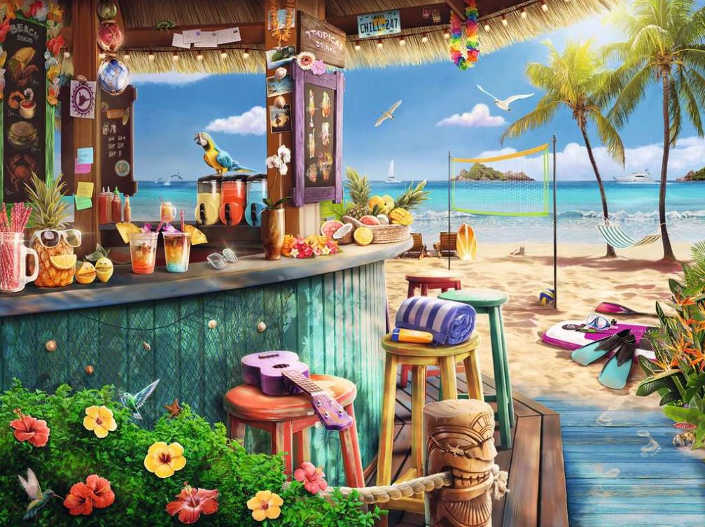 RAVENSBURGER CASSE-TÊTE 1500 PIÈCES - BRISE TROPICALE #17463 - CASSE ...