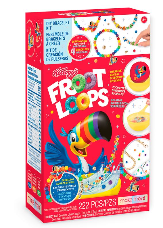 MAKE IT REAL- KELLOGGS FROOT LOOPS ENSEMBLE BRACELETS À CRÉER ...