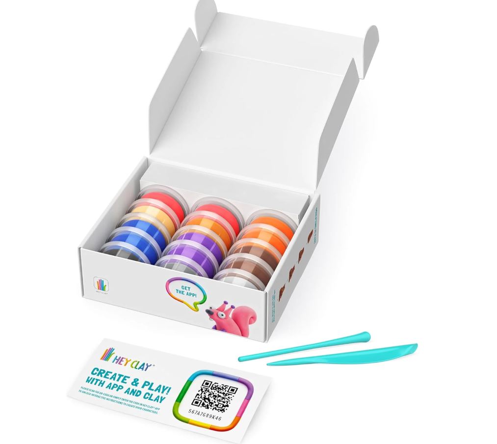 HEY CLAY - ENSEMBLE D'ARGILE - ANIMAUX DE LA FORÊT - BRICOLAGE / Pâte à ...