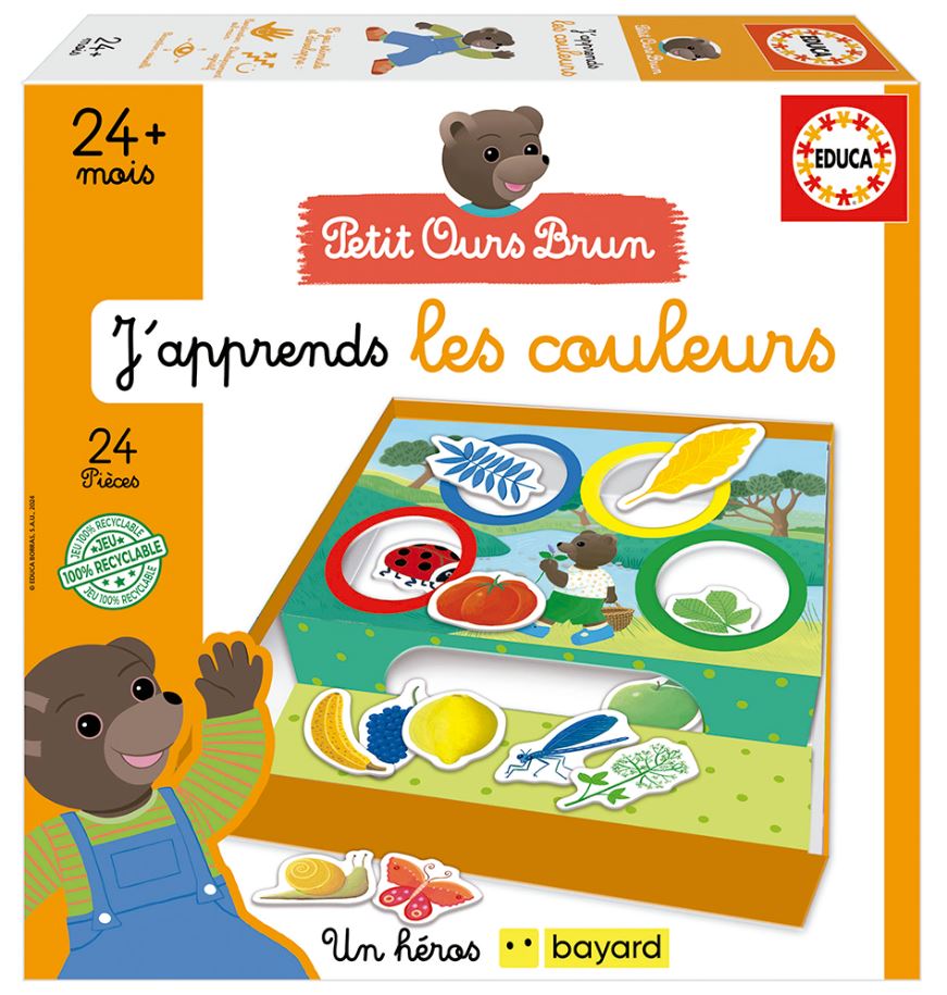 EDUCA JEU J'APPRENDS LES COULEURS - PETIT OURS - JEUX DE SOCIÉTÉ ...