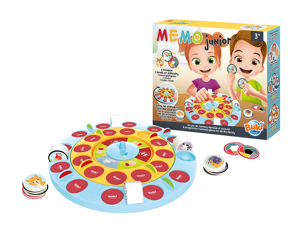 // JEU DE MÉMOIRE JUNIOR (BUKI) - JEUX DE SOCIÉTÉ / Préscolaire (5 ans ...