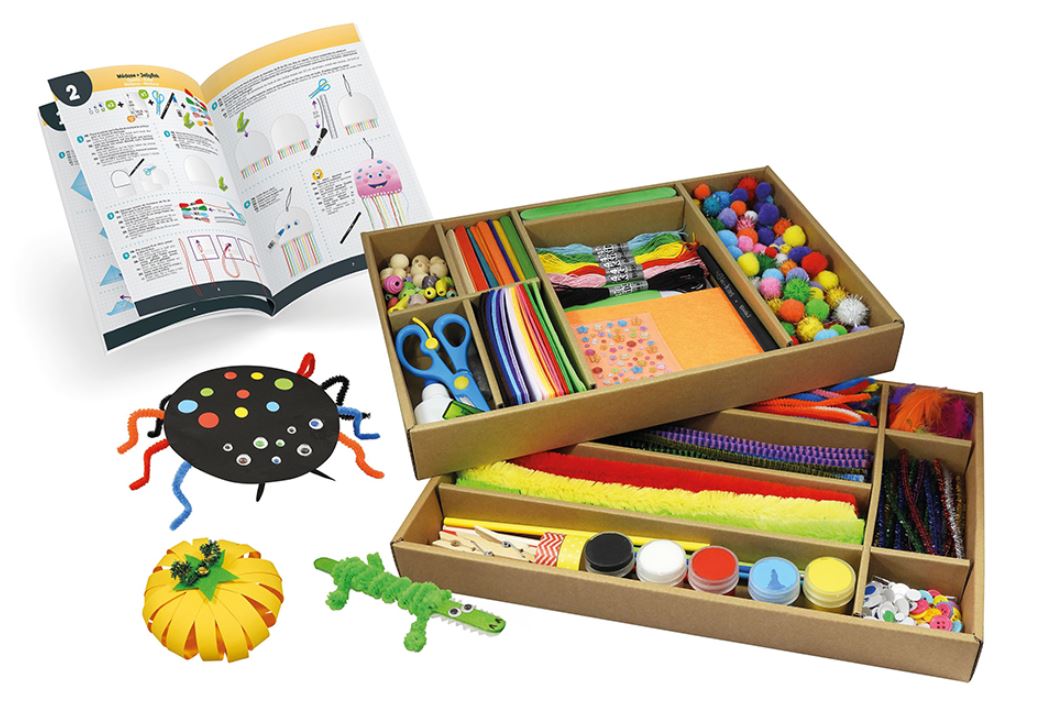BUKI FRANCE - MALLETTE D'ACTIVITÉS - BRICOLAGE / Dessin, peinture et ...