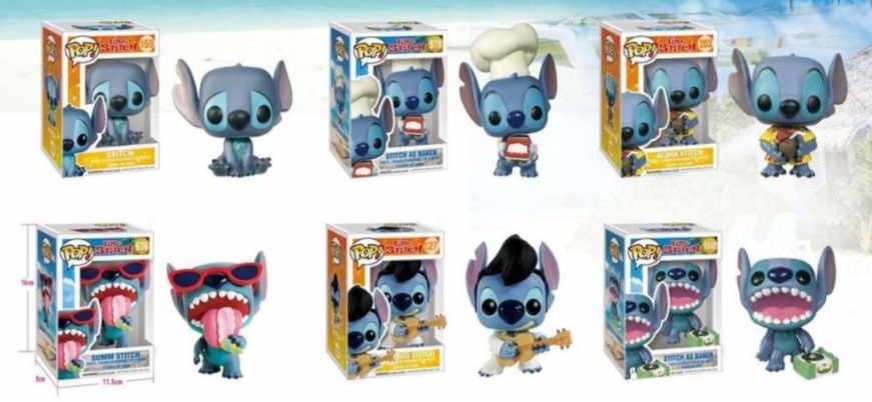FIGURINE STITCH (STYLE POP) ASST - CAMIONS, ARMES ET SUPERHÉROS / Figurines