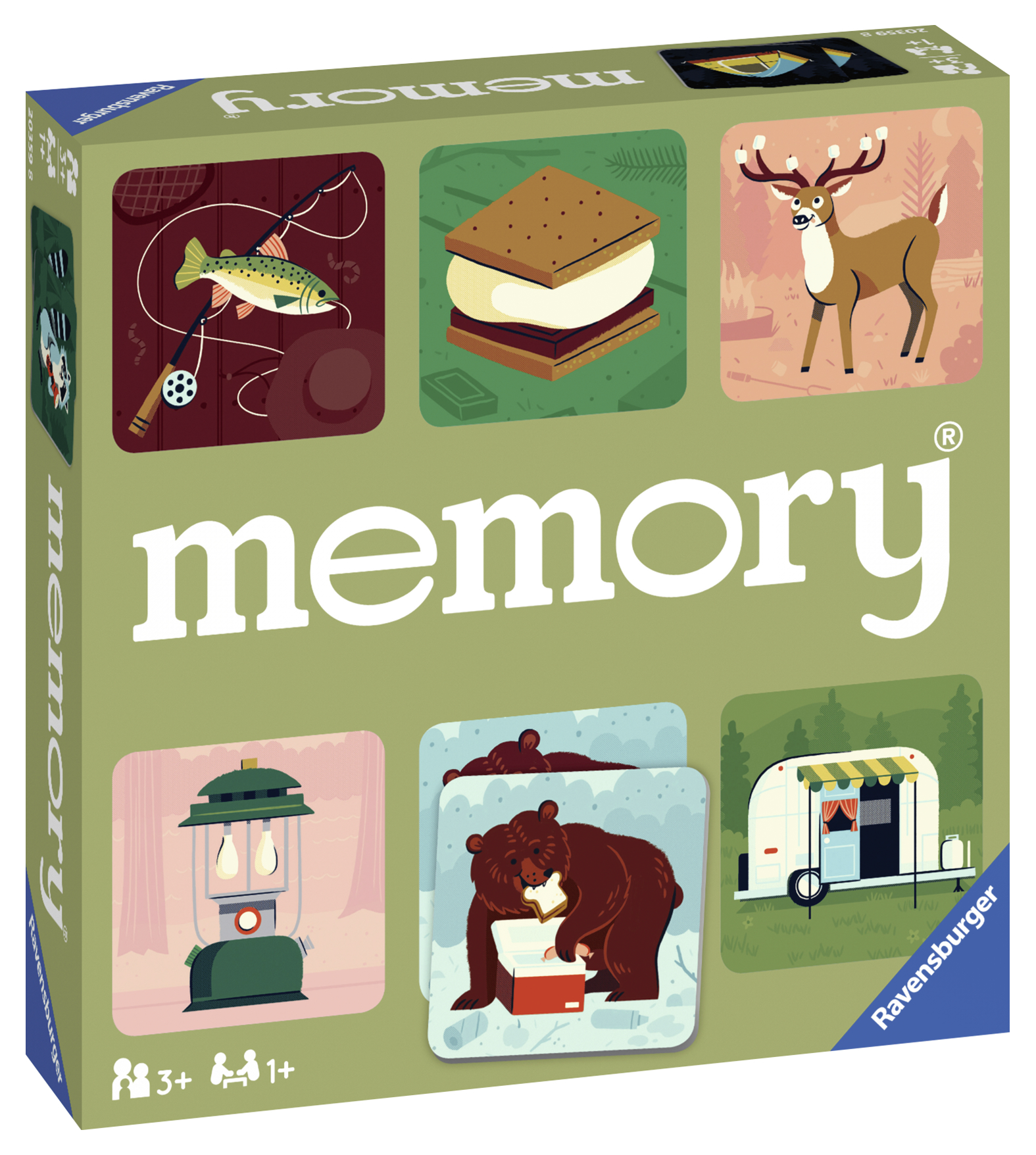 RAVENSBURGER - JEU MEMORY #20359 (JEU DE MÉMOIRE CAMPING) - JEUX DE ...