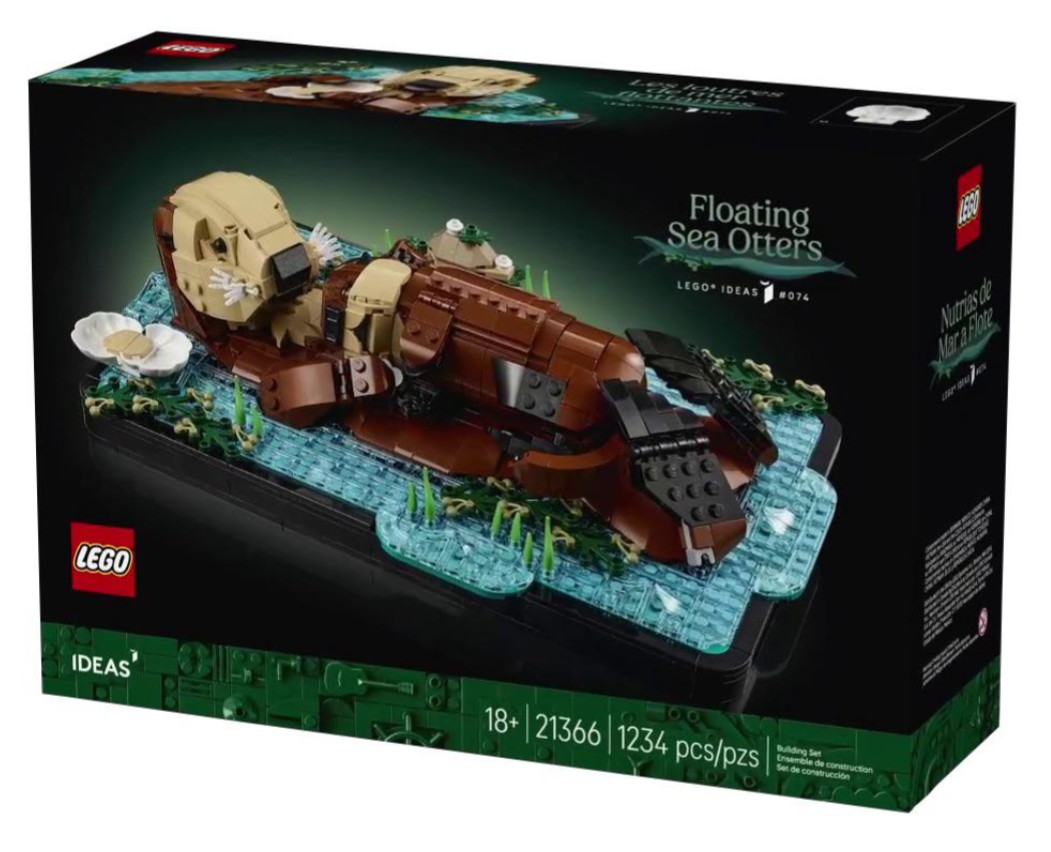 LEGO IDEAS - LOUTRE FLOTTANTE DANS LA MER #21366 - LEGO / Ideas