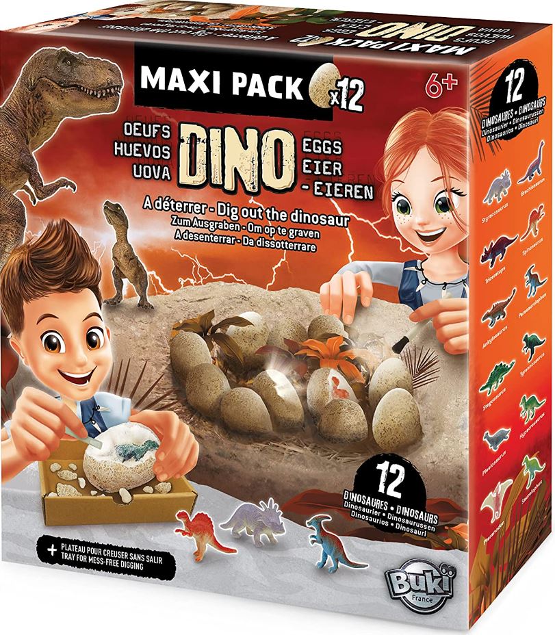 BUKI FRANCE DÉCOUVERTE - MAXI PACK OEUF DINO - SCIENCES ET MAGIES ...