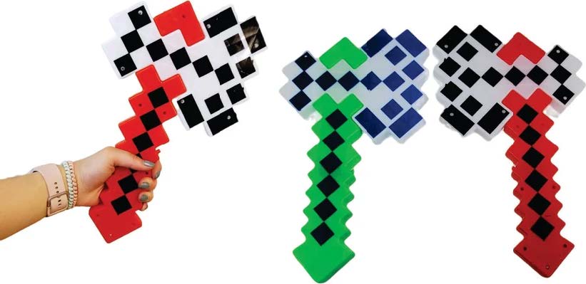 HACHE MINECRAFT LUMINEUSE ET SONORE ASST - CAMIONS, ARMES ET SUPERHÉROS ...