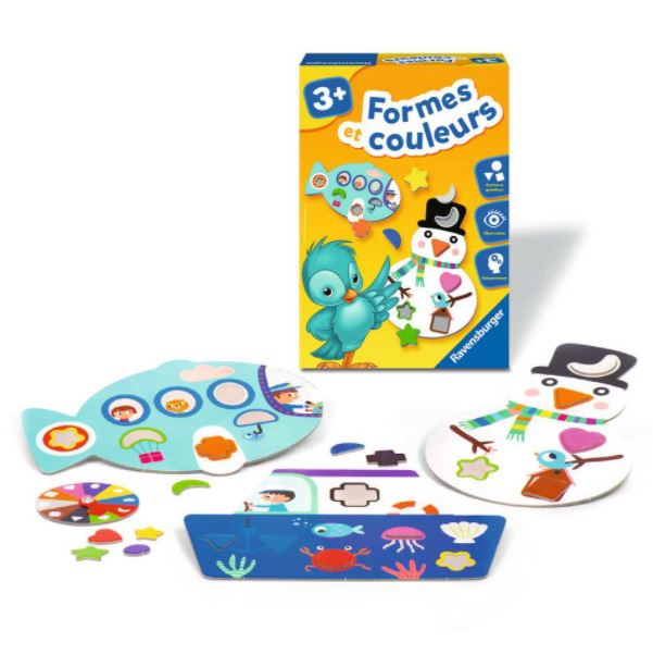 JEU FORMES ET COULEURS (FR) - JEUX DE SOCIÉTÉ / Préscolaire (5 ans et ...