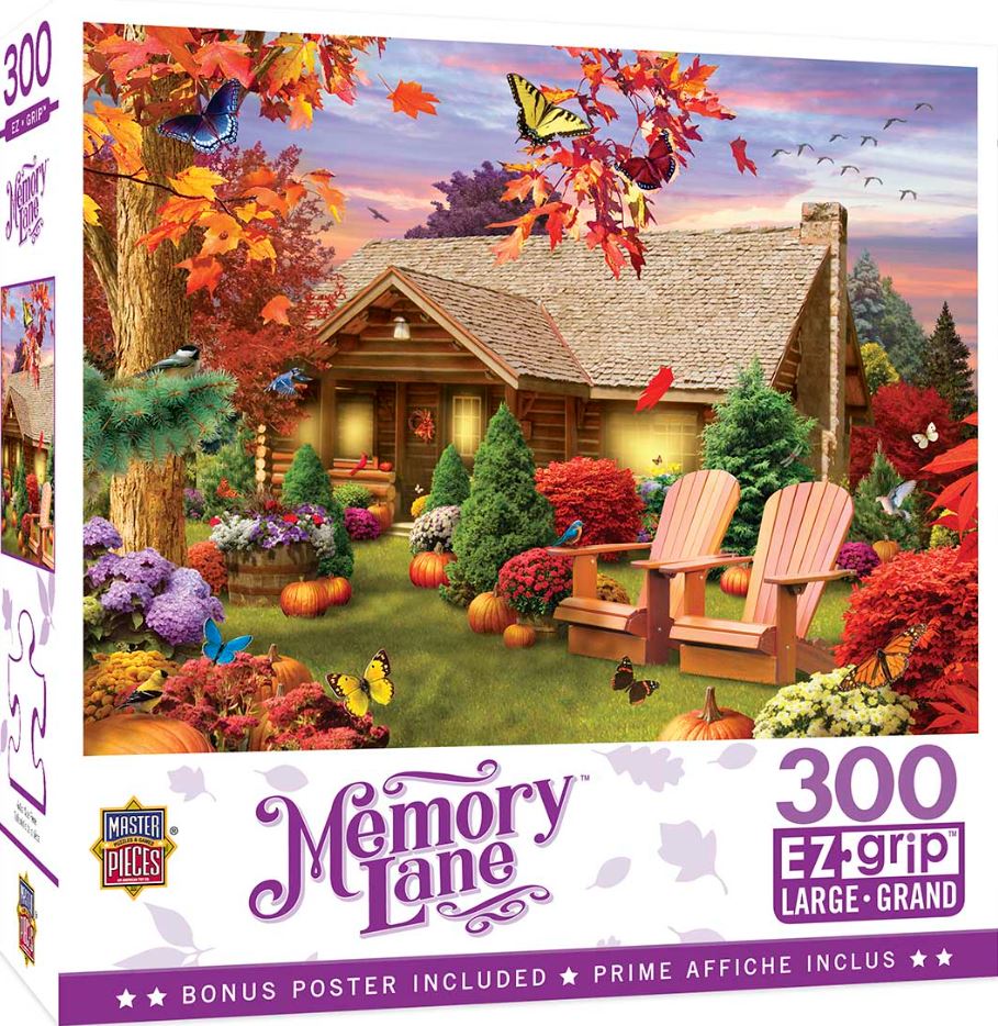 MASTERPIECES MEMORY LANE CASSE-TÊTE 300PCS LARGES PIÈCES - CHALET EN ...