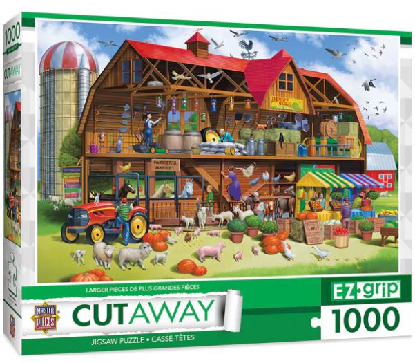 MASTERPIECES CUT-AWAY CASSE-TÊTE 1000 LARGES PIÈCES - LA FERME ...