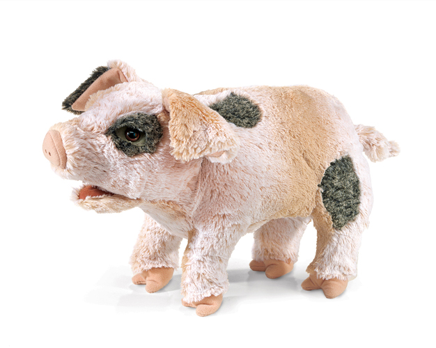 MARIONNETTE COCHON QUI GROGNE - PELUCHES / Marionnettes