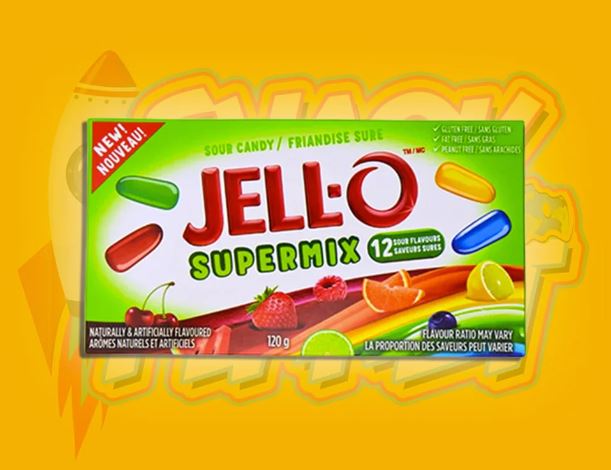 JELL-O SUPERMIX - FRIANDISE TENDRE ET MOELLEUSE 120G (BONBON ...