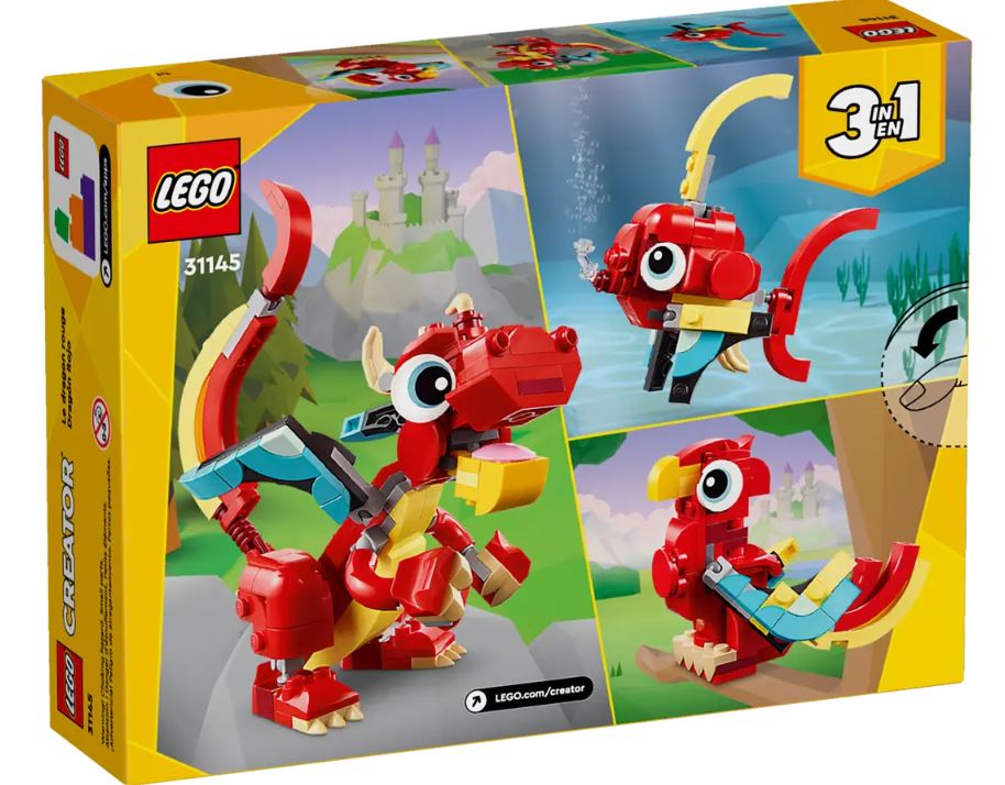 LEGO CREATOR - LE DRAGON ROUGE #31145 - LEGO / Creator
