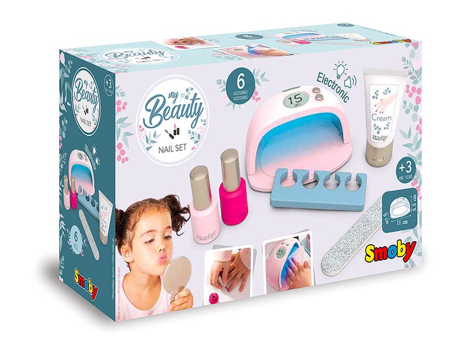 SMOBY MY BEAUTY - ENSEMBLE À MANUCURE 6 PIÈCES - JOUER À FAIRE SEMBLANT ...