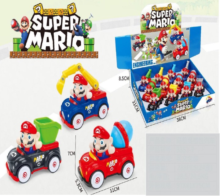 SUPER MARIO - MINI DE CONSTRUCTION ASST - CAMIONS, ARMES ET SUPERHÉROS ...