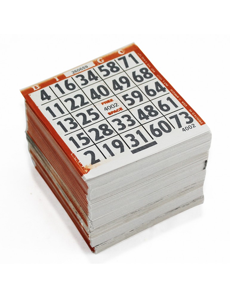 CARTES DE BINGO - 1000 UNITÉS - JEUX DE SOCIÉTÉ / Adultes (général)