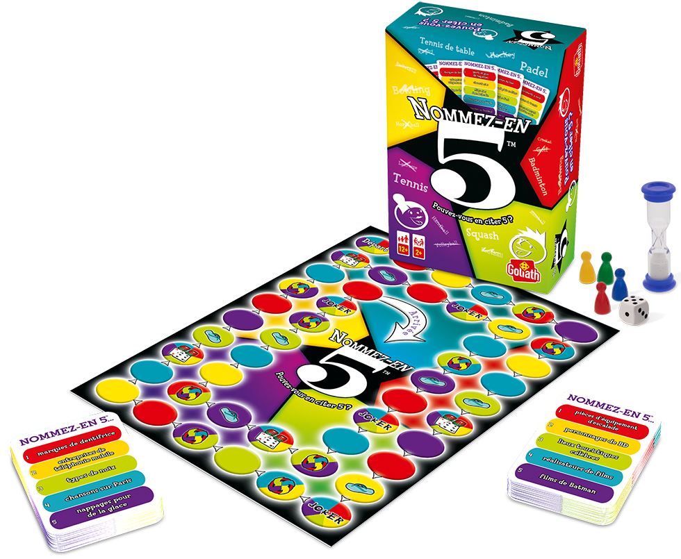 JEU NOMMEZ EN 5 - GOLIATH (VF) - JEUX DE SOCIÉTÉ / Adultes (général)