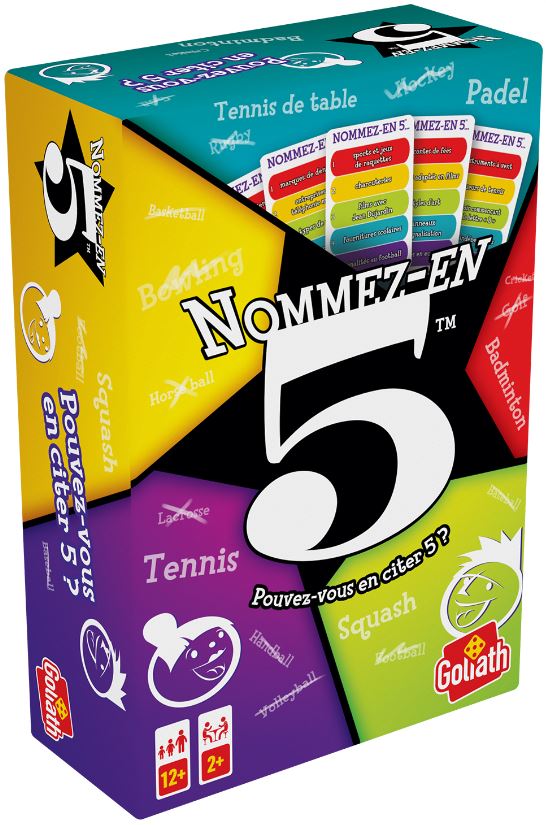 JEU NOMMEZ EN 5 - GOLIATH (VF) - JEUX DE SOCIÉTÉ / Adultes (général)