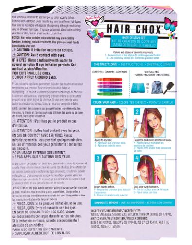 FASHION ANGELS - HAIR CHOX - ENSEMBLE DE CRÉATION DE COIFFURE - PAQUET ...