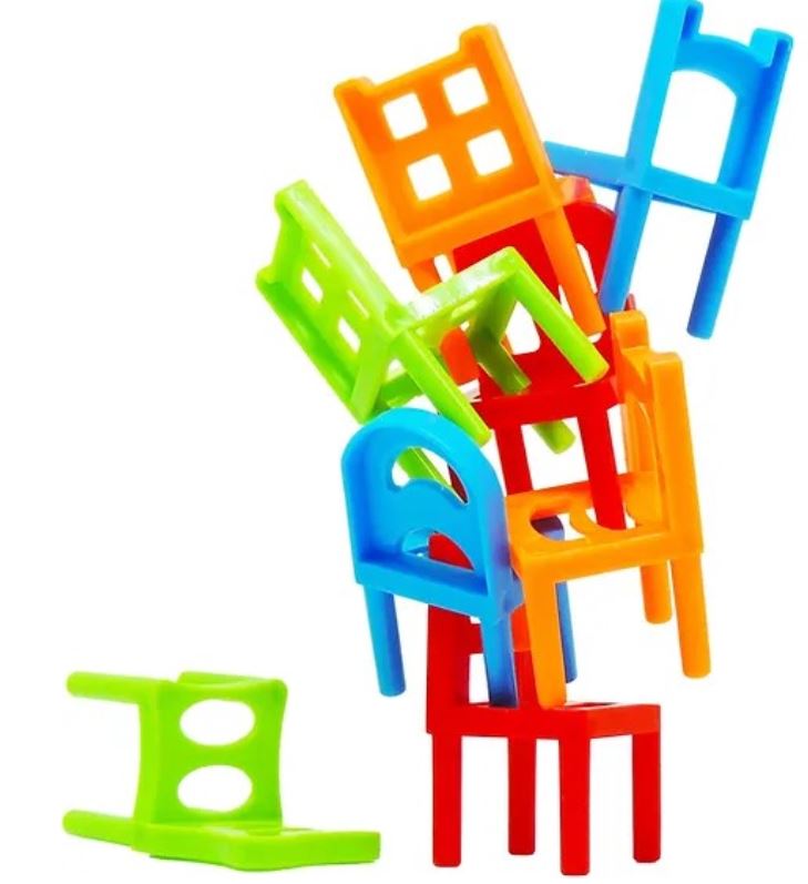 JEU PYRAMIDE DE CHAISES - JEUX DE SOCIÉTÉ / Préscolaire (5 ans et ...
