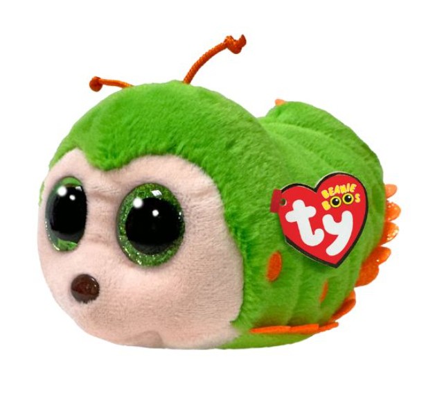 PELUCHE TY BEANIE BOOS - PILAR LA CHENILLE VERTE PETIT 6" - PELUCHES ...