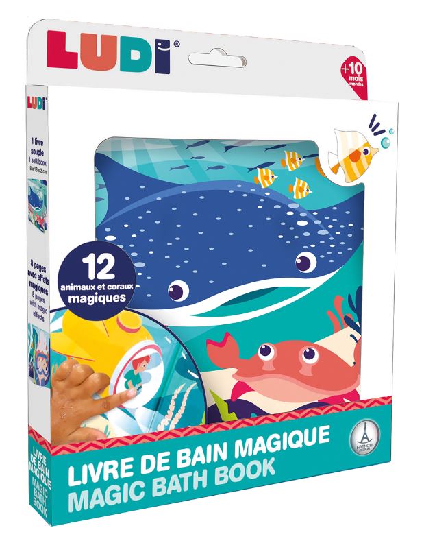 LUDI - LIVRE DE BAIN MAGIQUE - BÉBÉ / Jouets de bain