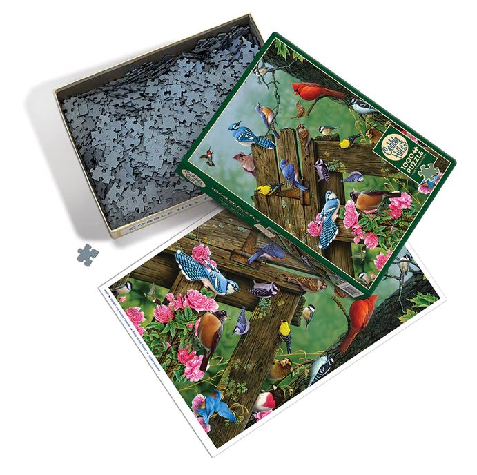 COBBLE HILL CASSE-TÊTE 1000 PIÈCES - LES OISEAUX DE LA FORÊT #40167 ...